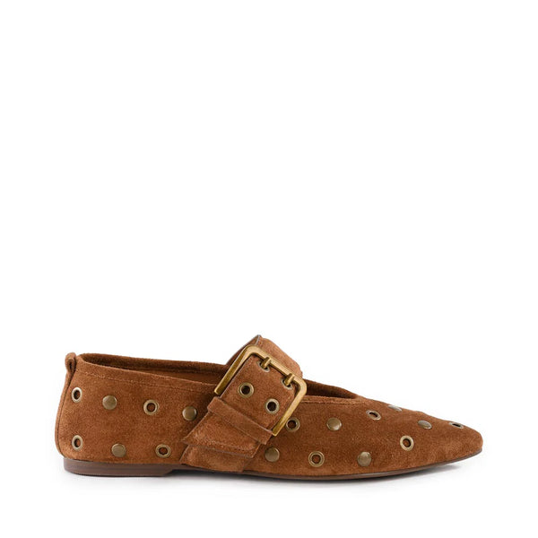 Seychelles Abbey Flat - Brown Suede - Maude